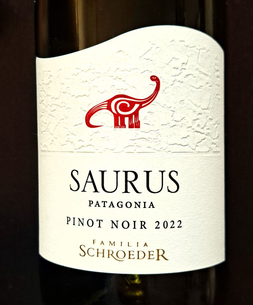2022 Bodega Familia Schroeder Pinot Noir Saurus, Argentina, Patagonia ...