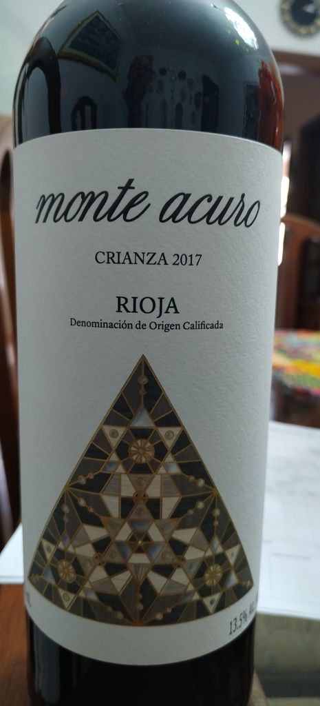2017 Monte Acuro Rioja Crianza, Spain, La Rioja, Rioja - CellarTracker