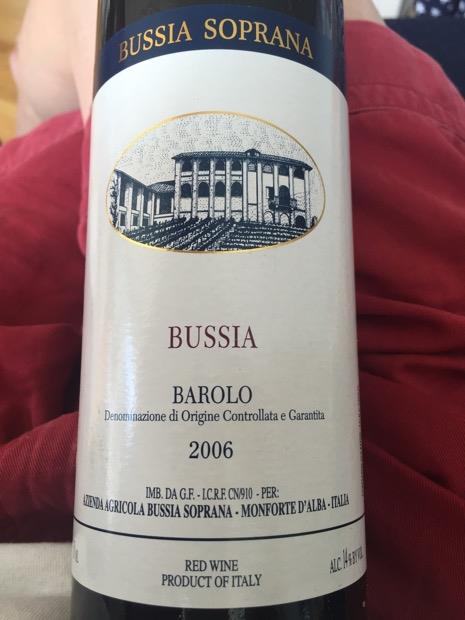 2006 Bussia Soprana Barolo, Italy, Piedmont, Langhe, Barolo - CellarTracker