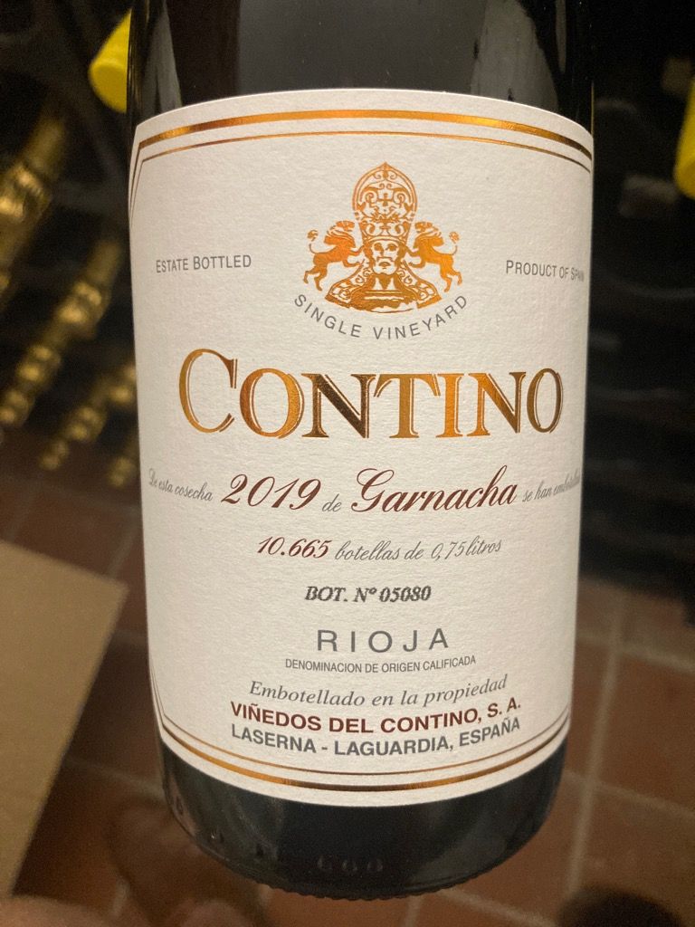 2019 Bodegas y Viñedos del Contino Garnacha Rioja, Spain, La Rioja, La ...