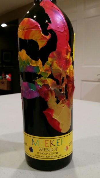 2005 Meeker Merlot Winemaker's Handprint, USA, California, Sonoma ...