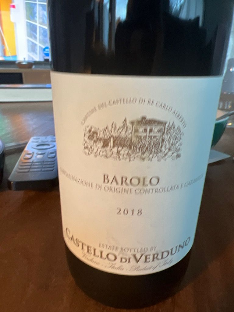 2018 Castello di Verduno Barolo Riserva Monvigliero, Italy, Piedmont ...