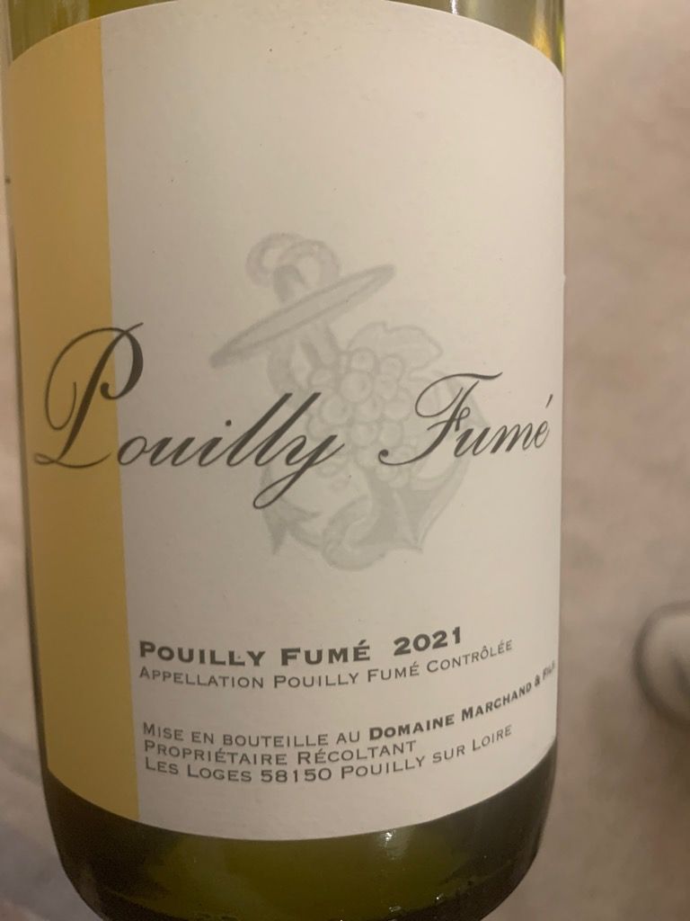 2021 Pierre Marchand & Fils Pouilly-Fumé Les Kérots, France, Loire ...