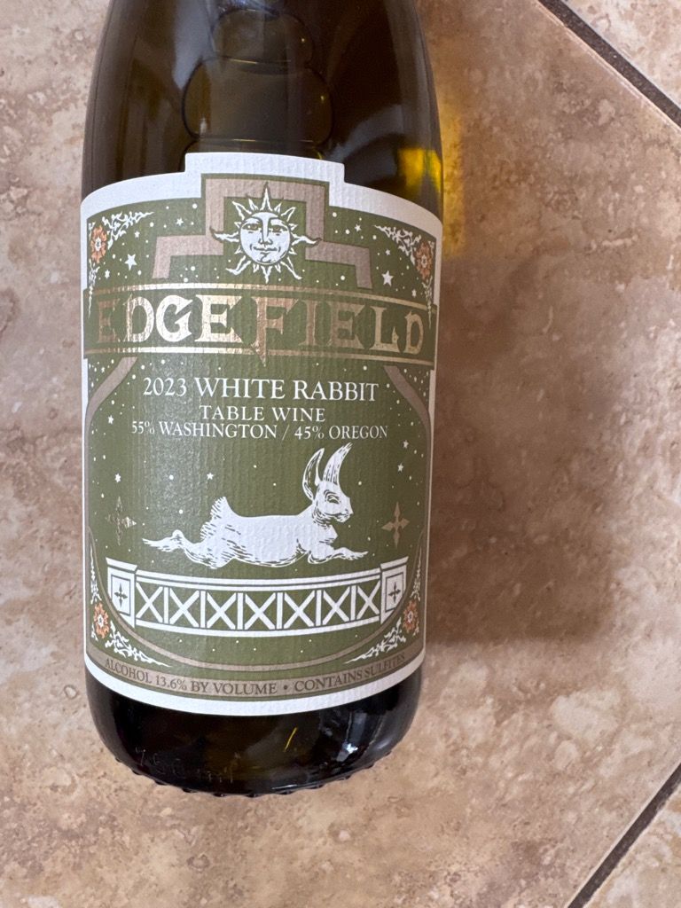 2023 Edgefield Winery White Rabbit, USA, Oregon/Washington - CellarTracker