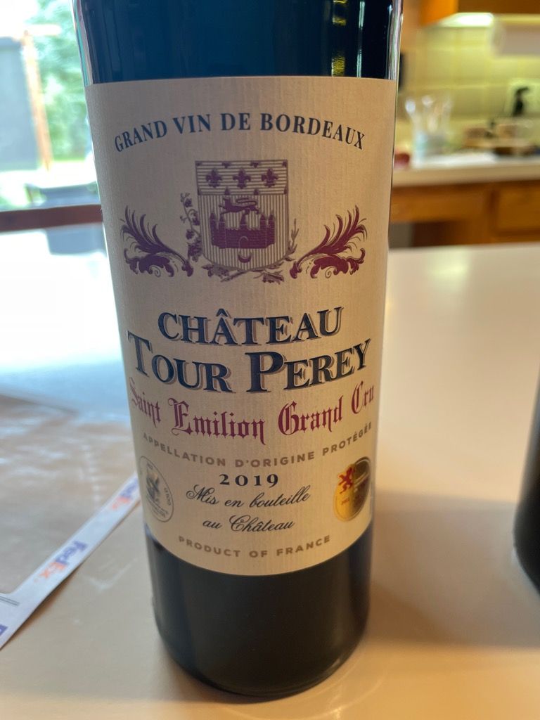 2019 Château Tour Perey, France, Bordeaux, Libournais, St. Émilion ...