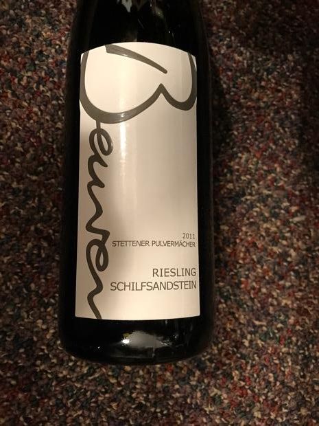 2011 Weingut Beurer Stettener Pulvermächer Riesling Schilfsandstein ...