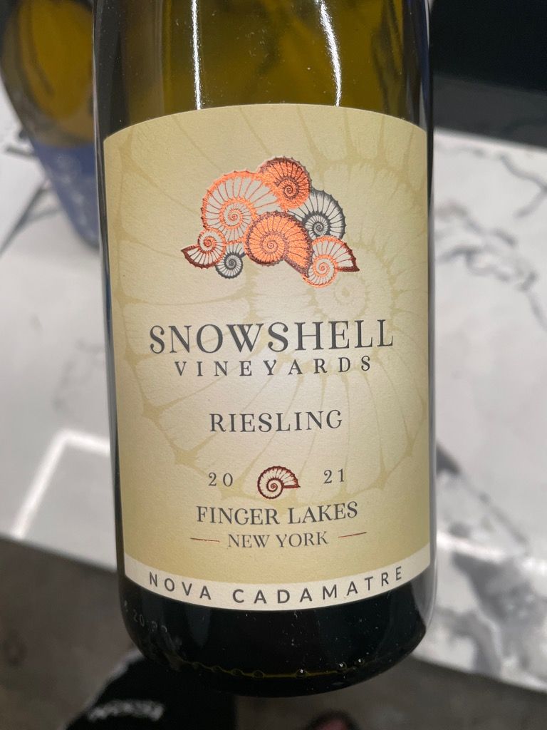2021 Snowshell Vineyards Riesling, USA, New York, Finger Lakes ...