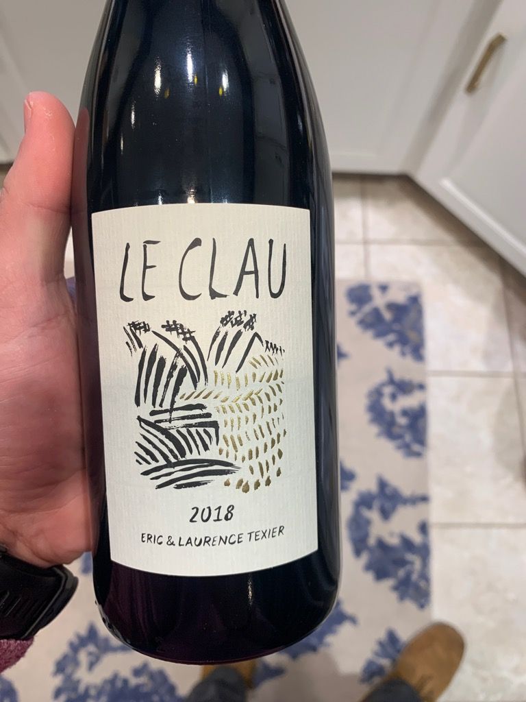 2018 Eric Texier Le Clau, France, Rhône, Vin de France - CellarTracker