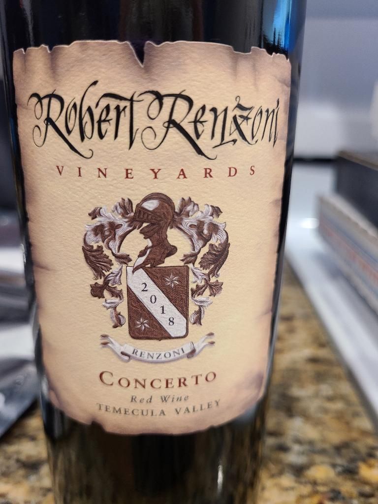 2018 Robert Renzoni Concerto, USA, California, South Coast, Temecula ...