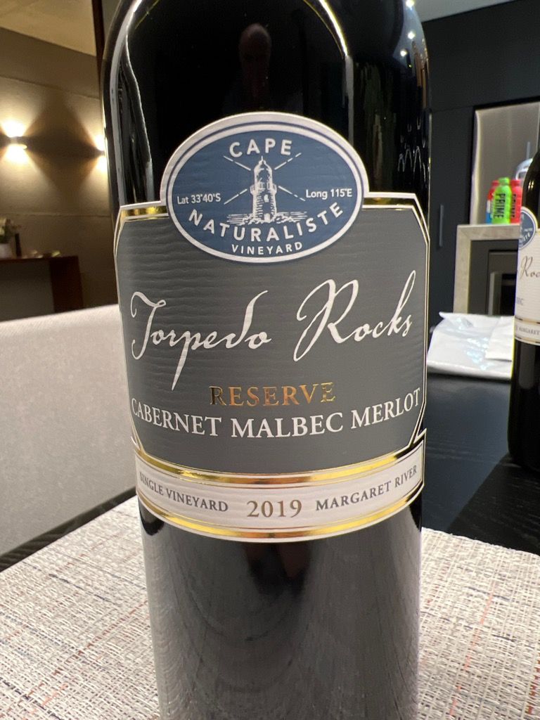 2019 Cape Naturaliste Vineyard Cabernet Malbec Merlot Torpedo Rocks ...