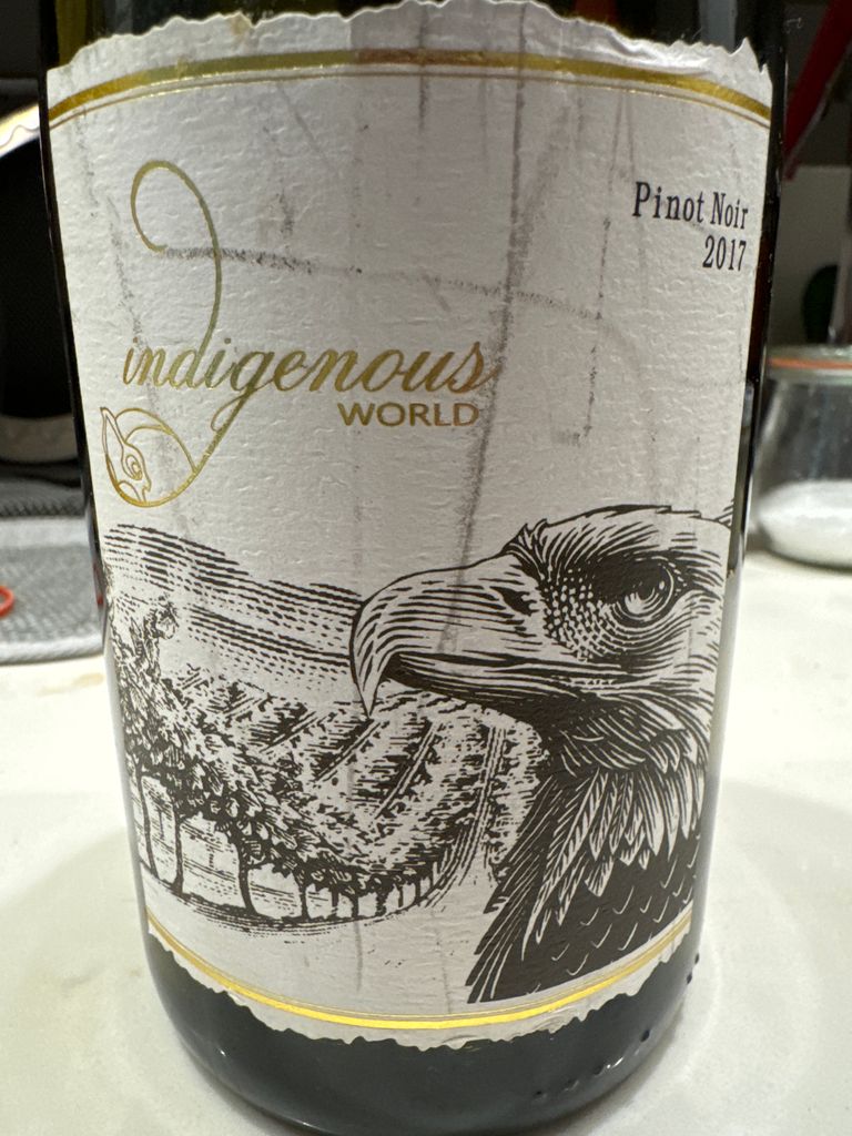 2020 Indigenous World Pinot Noir - CellarTracker