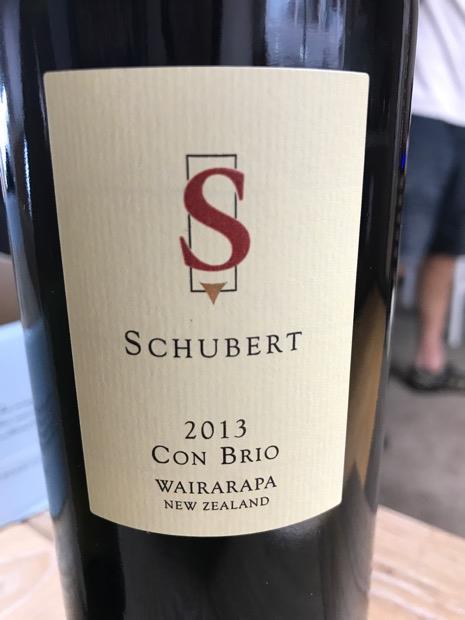 2013 Schubert Estate Con Brio, New Zealand, North Island, Wairarapa ...