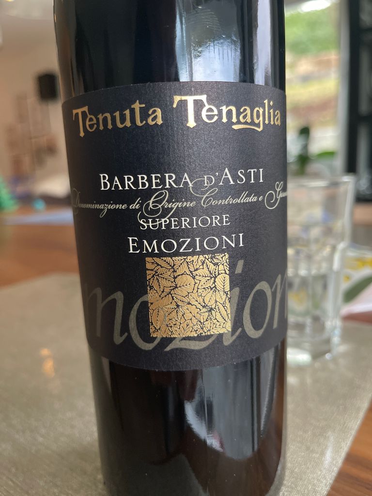 2016 Tenuta la Tenaglia Barbera d'Asti Superiore Emozioni, Italy ...