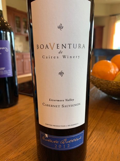 2012 Boaventura de Caires Cabernet Sauvignon Blue Label, USA ...
