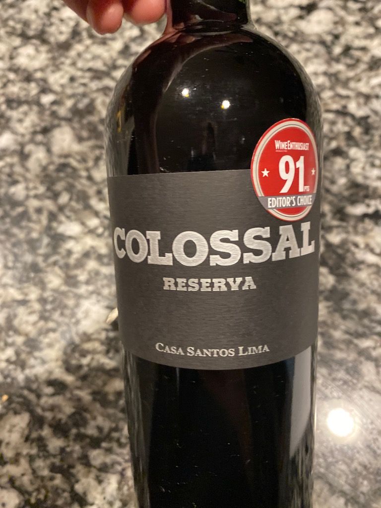 2018 Casa Santos Lima Colossal Grande Reserva, Portugal, Lisboa, Vinho ...