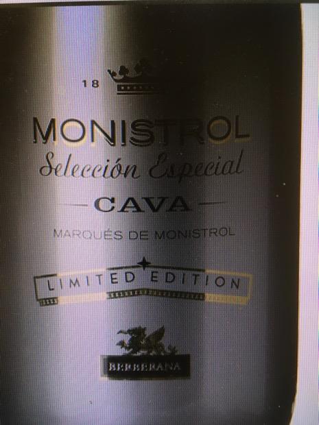 2015 Marqués de Monistrol Cava Selección Especial Brut, Spain, Cava ...