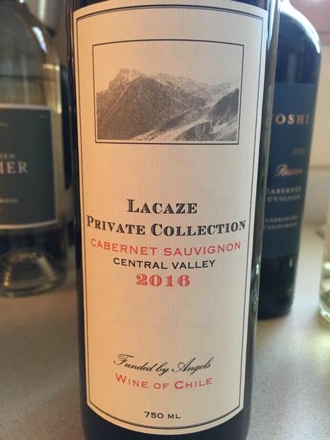 2016 Jean-Pascal Lacaze Cabernet Sauvignon Private Collection, Chile ...
