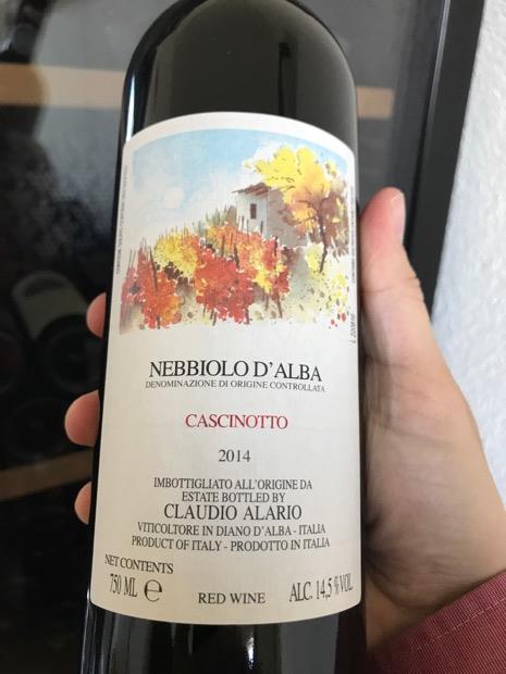 2013 Claudio Alario Nebbiolo d'Alba Cascinotto, Italy, Piedmont, Alba ...