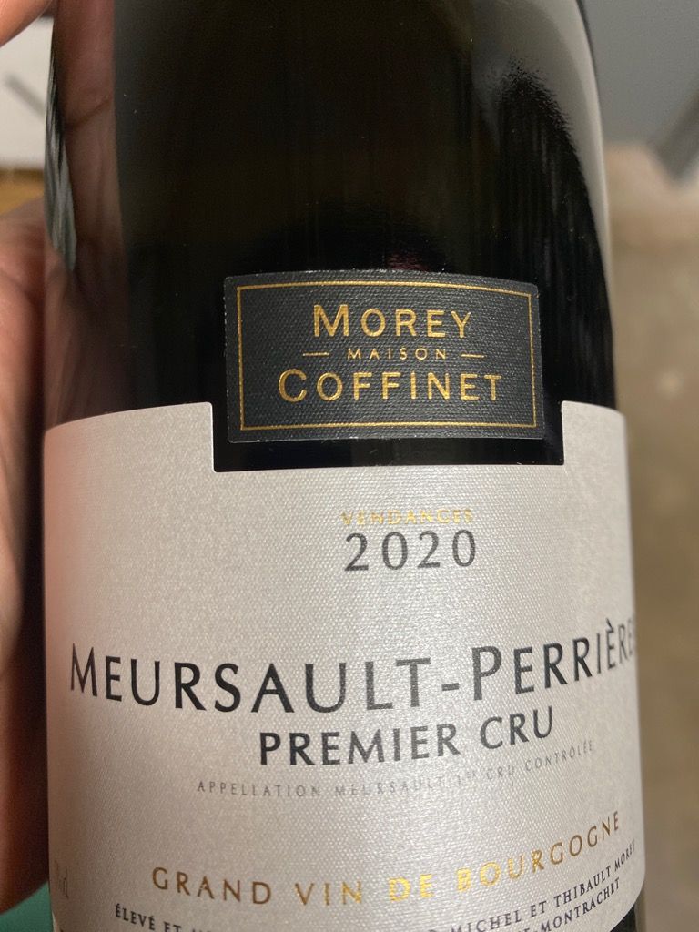 2022 Maison Morey-Coffinet Meursault 1er Cru Les Perrières, France ...