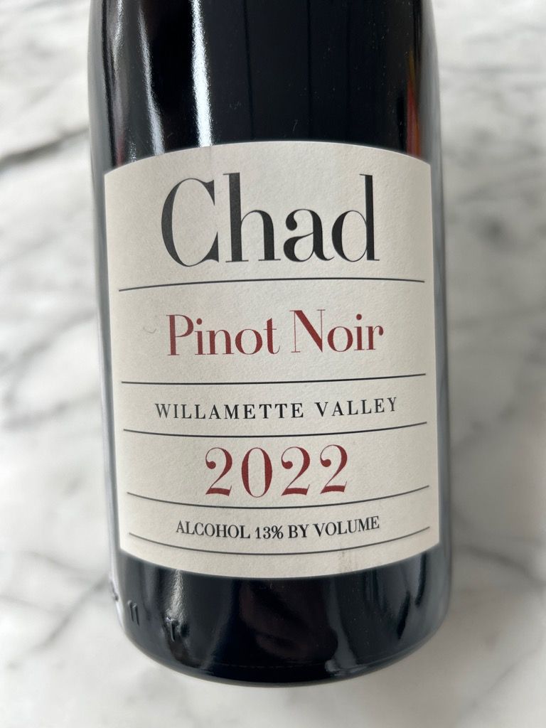 2022 Chad Pinot Noir Willamette Valley, USA, Oregon, Willamette Valley ...