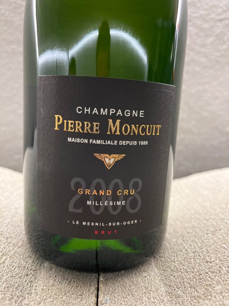 2008 Pierre Moncuit Champagne Blanc de Blancs, France, Champagne ...