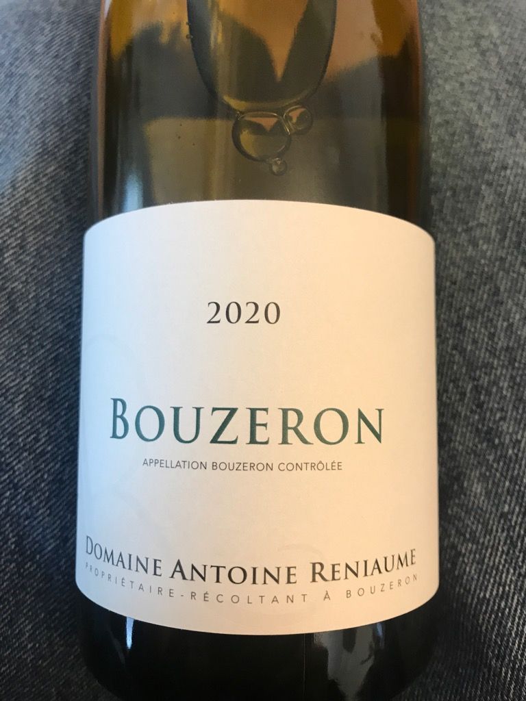 2017 Antoine Reniaume Bouzeron, France, Burgundy, Côte Chalonnaise ...