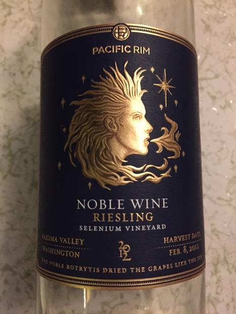 2012 Pacific Rim Noble Riesling Selenium Vineyard, USA, Washington ...