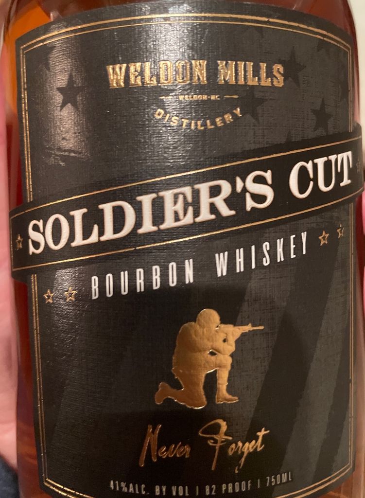 NV Weldon Mills Soldier's Cut Bourbon Whiskey, USA, North Carolina ...