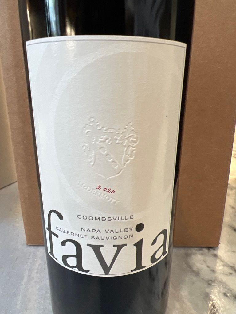 2020 Favia Cabernet Sauvignon Coombsville, USA, California, Napa Valley ...