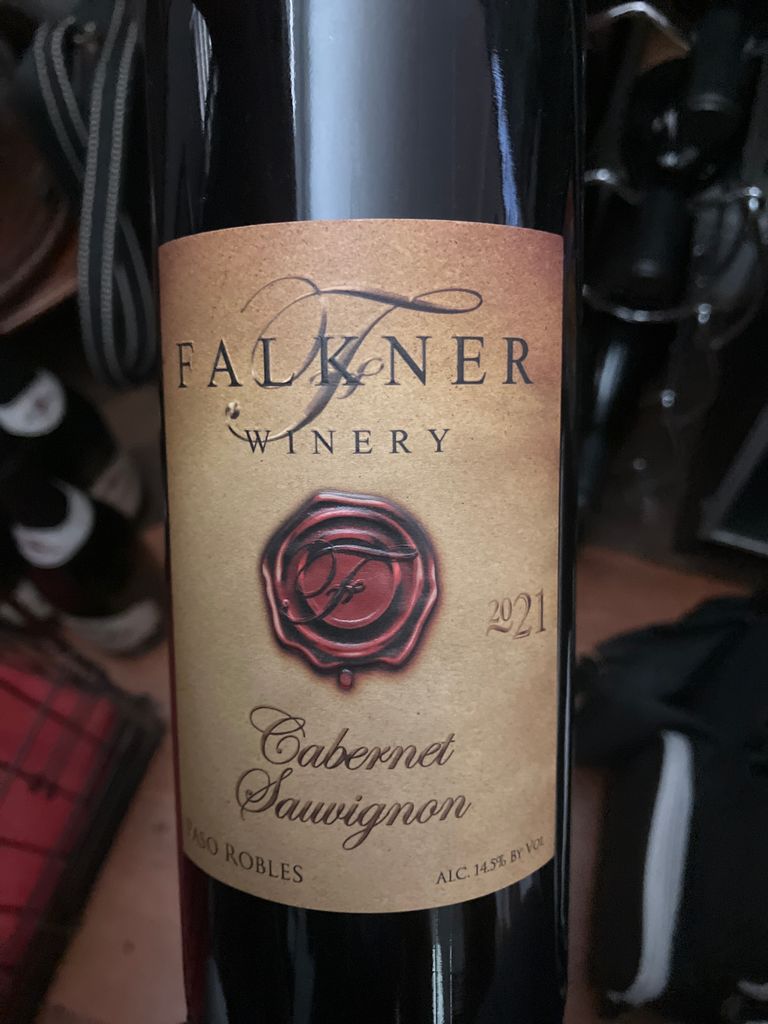 2020 Falkner Winery Cabernet Sauvignon, USA, California, South Coast ...