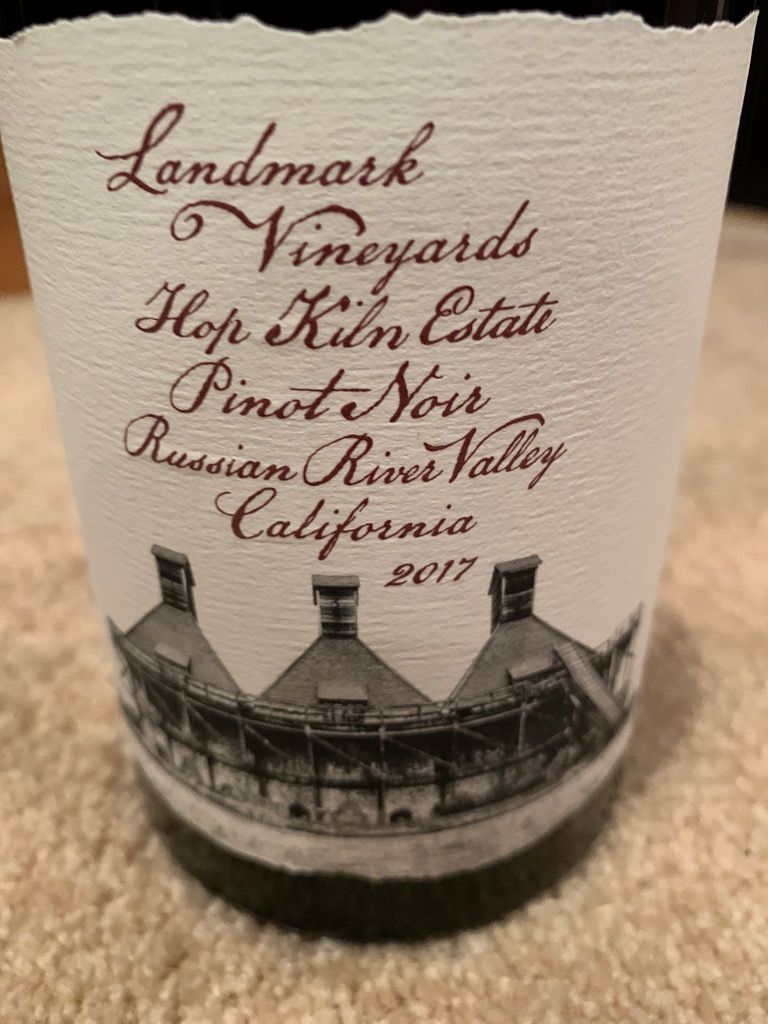 2017 Landmark Pinot Noir Hop Kiln Estate, USA, California, Sonoma ...