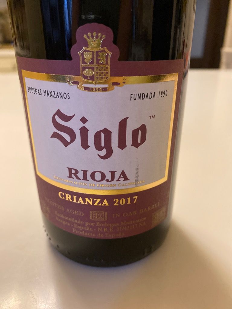 2011 Siglo Rioja Crianza - CellarTracker