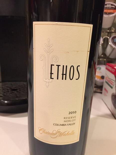 2010 Chateau Ste. Michelle Merlot Ethos Reserve, USA, Washington ...