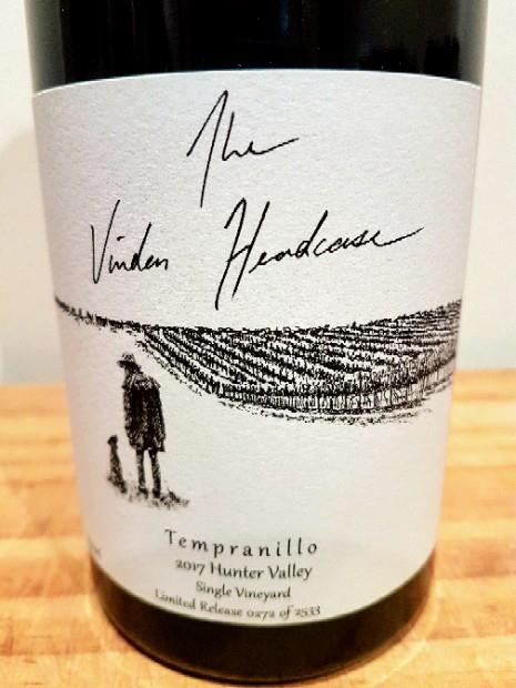2017 Vinden Estate Tempranillo The Vinden Headcase, Australia, New ...