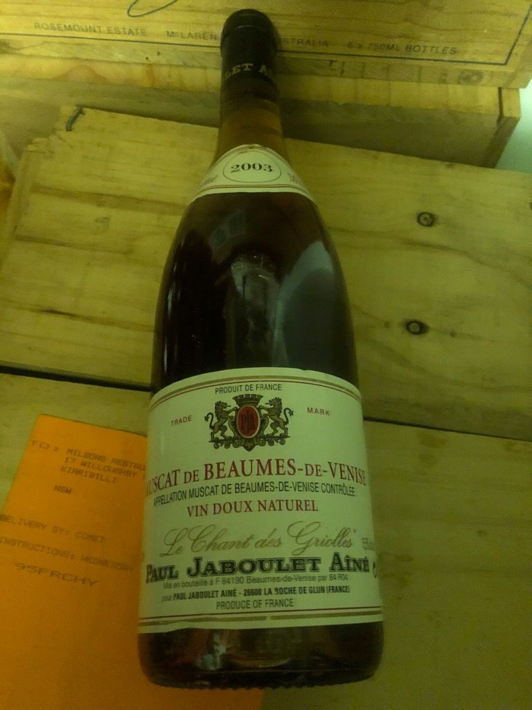 2003 Paul Jaboulet Aîné Muscat de Beaumes-de-Venise Vin Doux Naturel ...