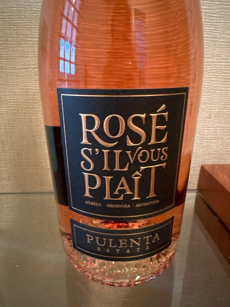 2019 Pulenta Estate Merlot Rosé S'il Vous Plaît, Argentina, Mendoza ...