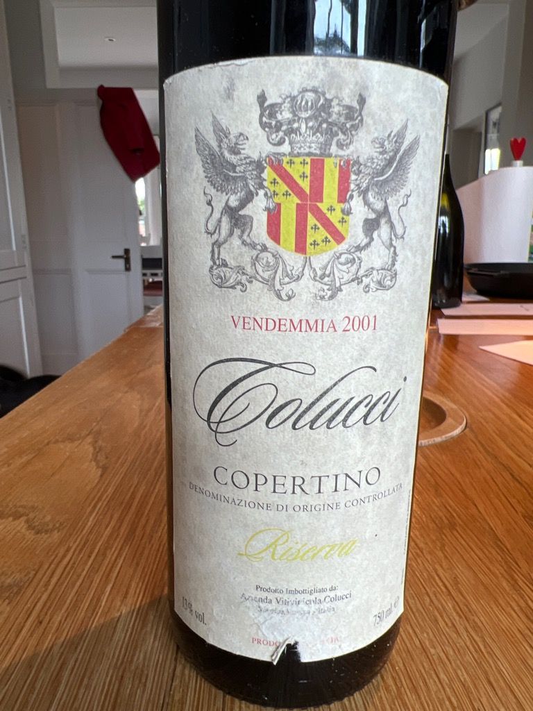 2001 Colucci Copertino Riserva, Italy, Puglia, Copertino - CellarTracker