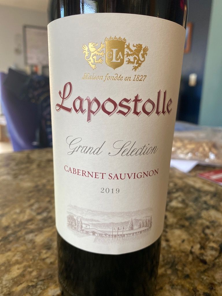 2019 Lapostolle Cabernet Sauvignon Grand Selection, Chile, Rapel Valley ...