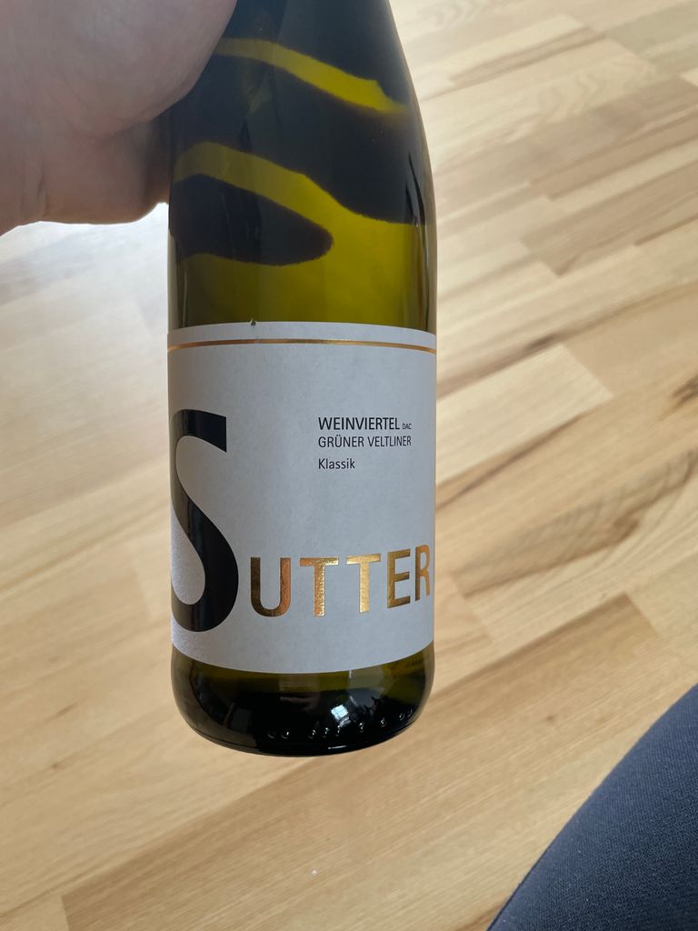 2022 Sutter Grüner Veltliner Grüner Veltliner Klassik, Austria ...