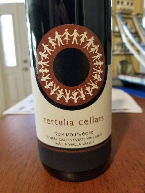 2014 Tertulia Cellars Mourvèdre Riviere Galets Estate Vineyard, USA ...