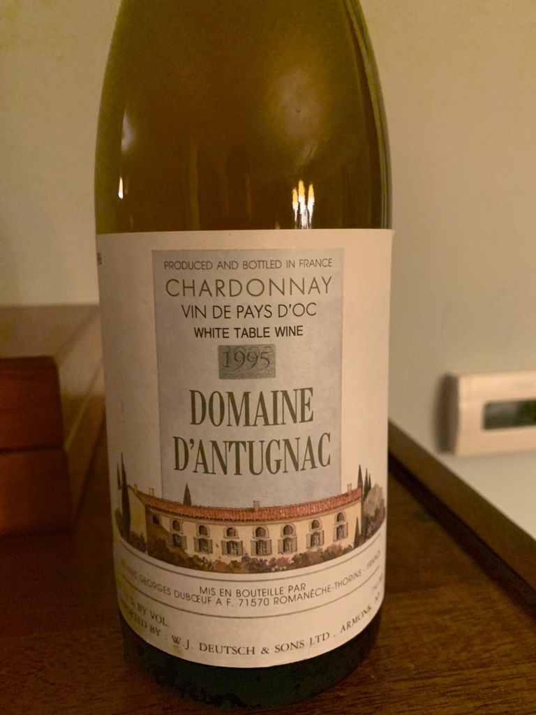 1995 Domaine Antugnac Chardonnay, France, Languedoc Roussillon ...