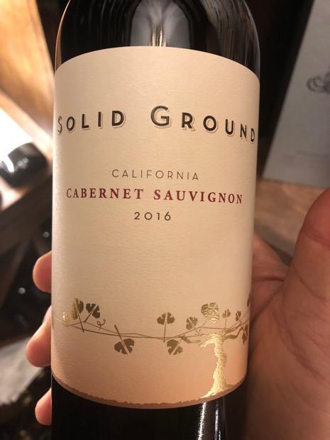 2016 Solid Ground Cabernet Sauvignon, USA, California, Central Valley ...