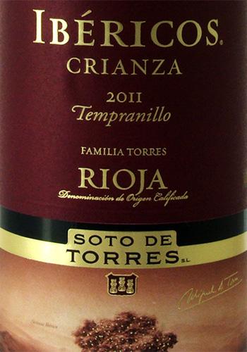 2011 Torres Rioja Altos Ibéricos Crianza, Spain, La Rioja, Rioja ...