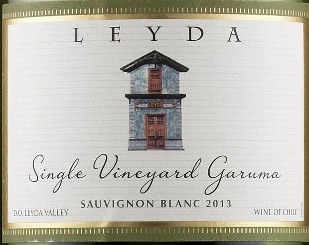 2013 Leyda Sauvignon Blanc Single Vineyard Garuma, Chile, San Antonio ...