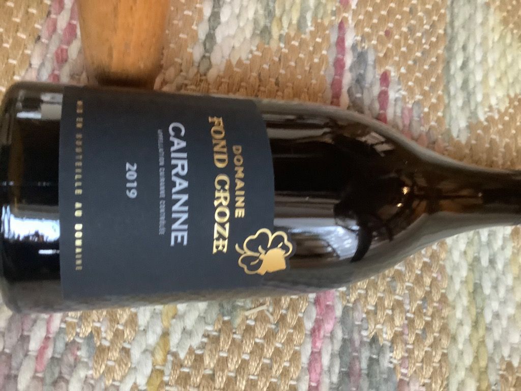 2019 Domaine Fond Croze Cairanne, France, Rhône, Southern Rhône ...
