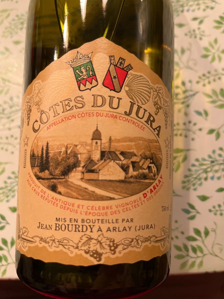 2019 Jean Bourdy Côtes du Jura Blanc, France, Jura, Côtes du Jura ...