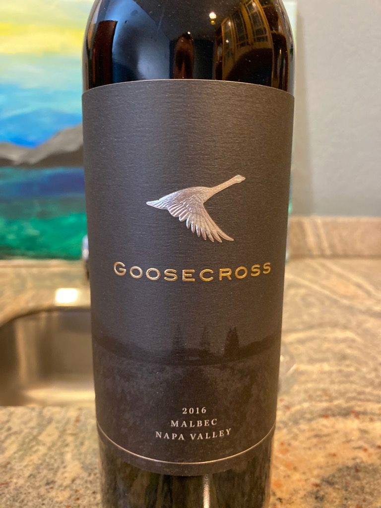 2016 Goosecross Cellars Malbec, USA, California, Napa Valley ...
