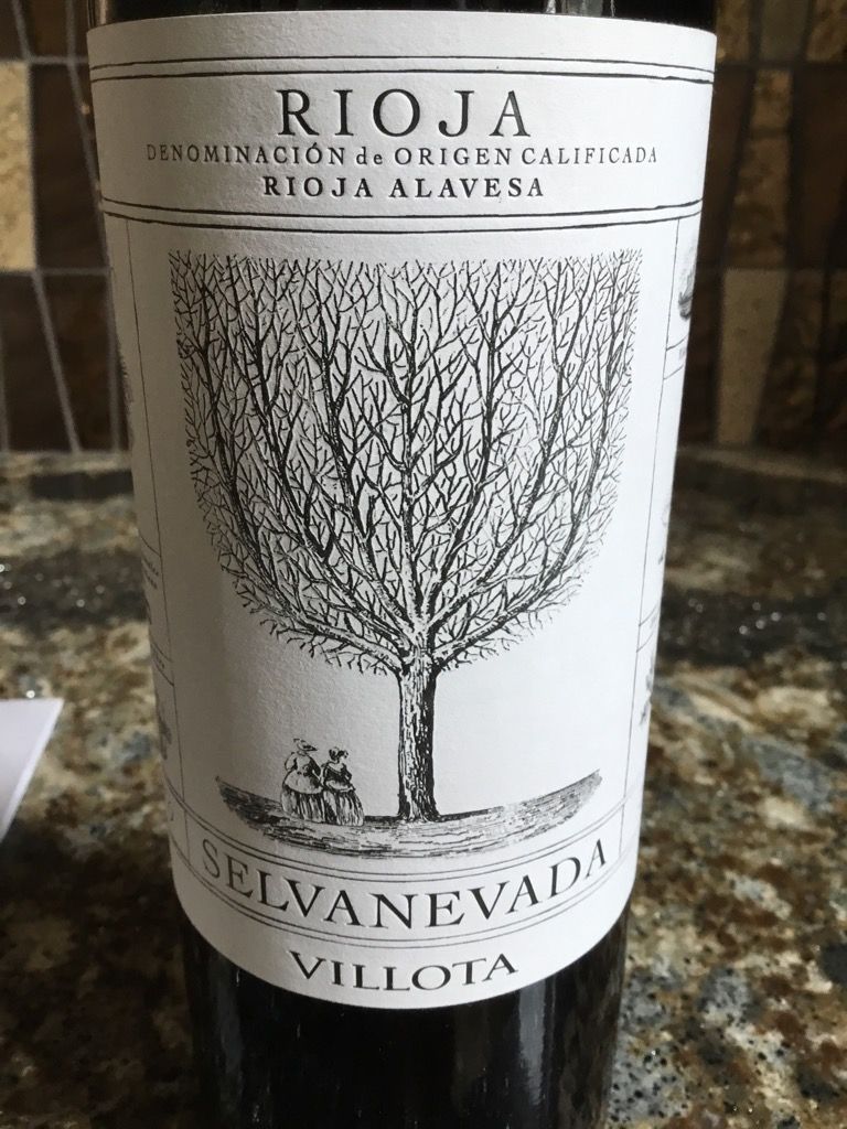 2020 Villota Rioja Selvanevada Tinto, Spain, La Rioja, La Rioja Alavesa ...