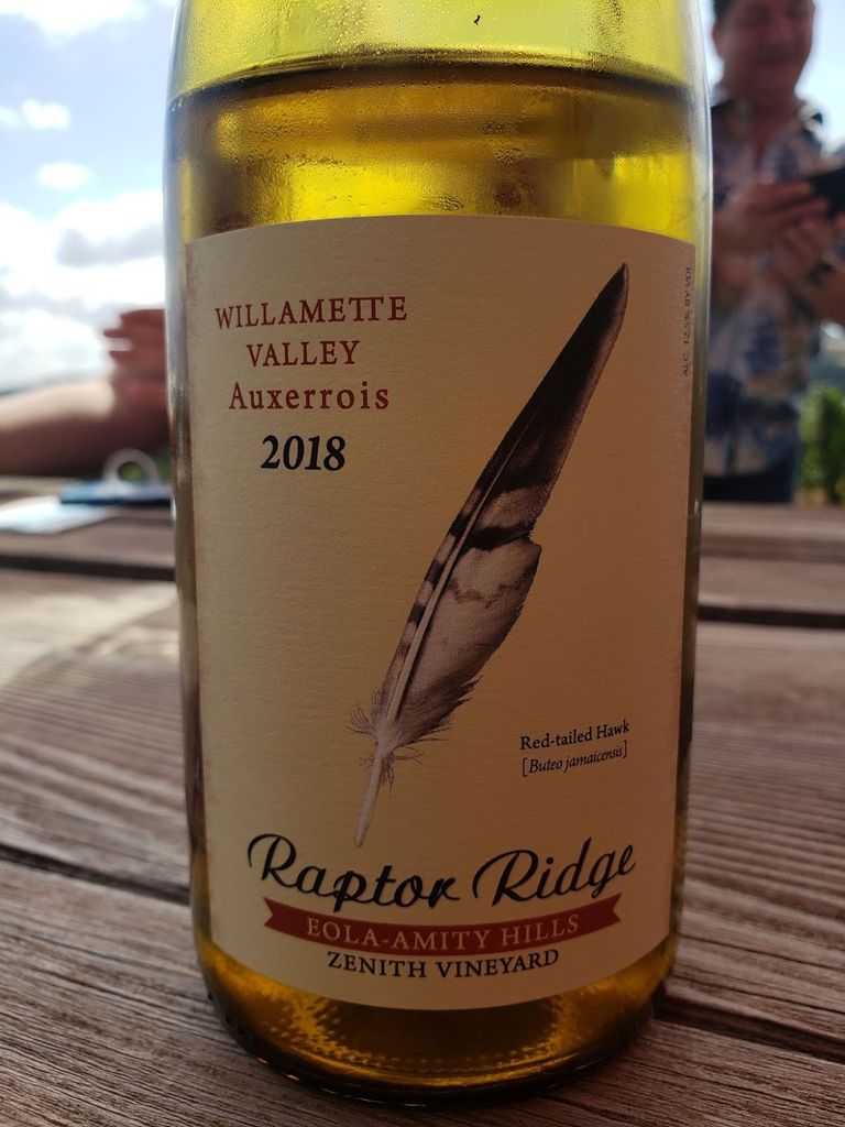 2019 Raptor Ridge Auxerrois Zenith Vineyard, USA, Oregon, Willamette ...