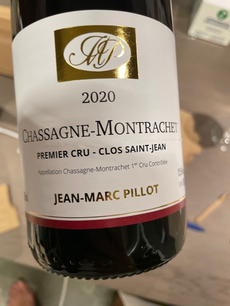 2021 Domaine Jean-Marc Pillot Chassagne-Montrachet 1er Cru Clos St ...